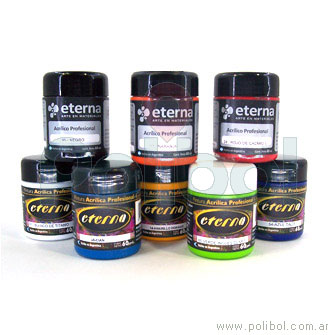 Acrílico decorativo profesional 60 ml. Azul talo beta Eterna |014532 ...